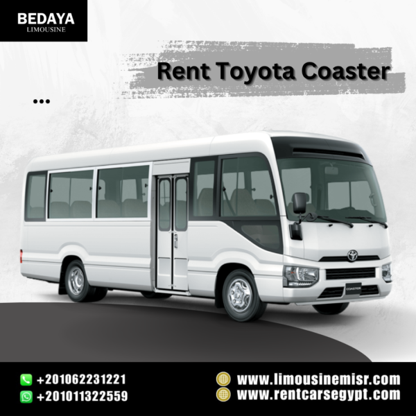 Rent Toyota Coaster for trips | Bedaya Limousine
